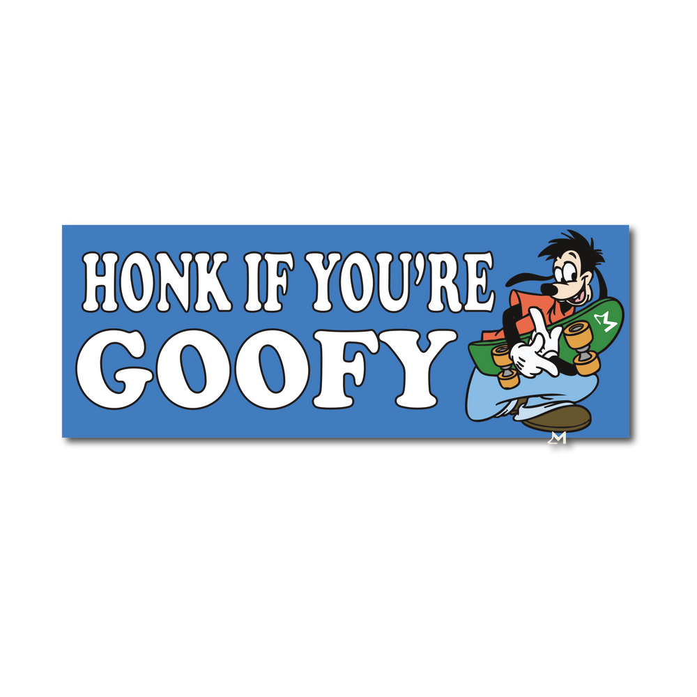 Goofy Bumper Sticker